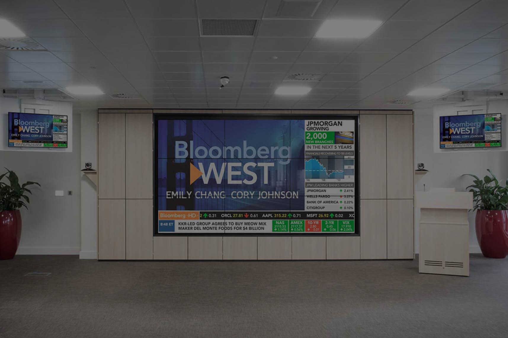 London Office Video Wall | Portfolio | AVAST Solutions